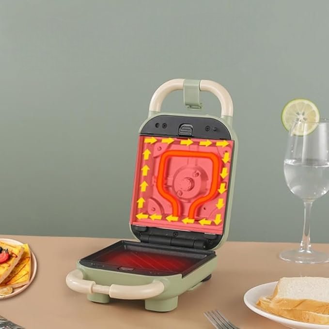 Machine à panini - MiniCuisto™ - Vert – Brillance maison